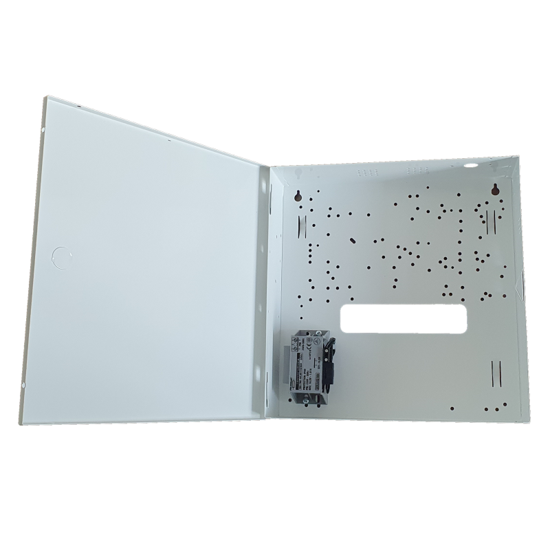 Metalinė dėžė 28x29x8cm su 30W transformatoriumi, balta