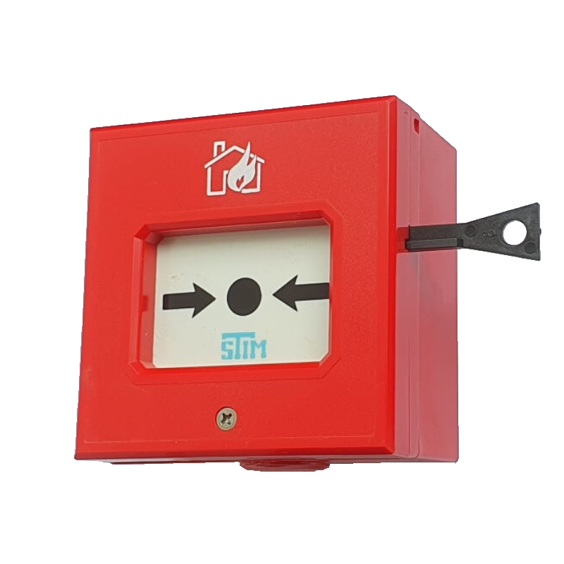 Manual call point DEM-CSM-128, red, DEMCO